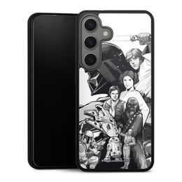 DeinDesign Galaxy S25 Handy Gallery Case Handyhülle 9H Gehärtetes Glas Rückseite Hülle Official Licensed Product Darth Vader Star Wars Gallery Case