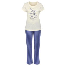 VIVANCE by LASCANA Pajama 'Dreams' female size L Orange / Apricot