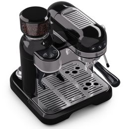 Klarstein Bella Caf&eacute; Espressomaschine inkl. Mahlwerk 1550W 20 bar 1,4 l Schwarz