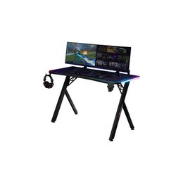 XROCKER Lumio XL RGB - Gaming Schreibtisch mit RGB-Beleuchtung & Mousepad