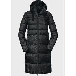 Schöffel SCHÖFFEL Damen Parka "Down Coat Kenosha L", schwarz, Gr. 46, Oberstoff : 100% Nylon; Futter : 100% Polyester; Futter Kapuze: 100% Nylon; Füllung :