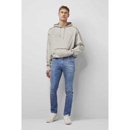 MEYER Herren 5-Pocket-Jeans "M5 Super-Slim", blau, Basic, Gr. 36, unifarben, 99% Baumwolle, 1% Elasthan, Jeans, Five-Pocket