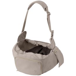 Hunter 2-in-1 Hunde-Tragebeutel und Liegefl&auml;che Seoul to go greige / one-size