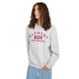 Sweatshirt Element "Home Team", Herren, Gr. XL, grau (mid grau heather), 55% Baumwolle, 25% Baumwolle, 20% Polyester, Sweatshirts Sweatshirt