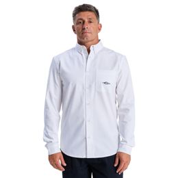 Langarmhemd Quiksilver "Diamond", Herren, Gr. L, US-Größen, weiß, 100% Baumwolle, Hemden