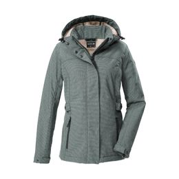 G.I.G.A. by Killtec Softshelljacke "GW 35 WMN SFTSHLL JCKT", Damen, Gr. 40, jade, Oberseite: 90% Polyester, 10% Elasthan;R&uuml;ckseite: 100% Polyester, G.I.G.A. DX BY KILLTEC, Jacken Softshelljacke, Wasserdichte, atmungsaktive Softshelljacke mit abnehmbarer Kapuze