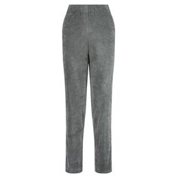 DAY.LIKE - Straight Fit-Cord-Hose, grau, Gr. 42 / M