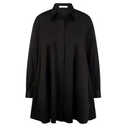 Emilia Lay - Long-Bluse, schwarz, Gr. 44 / L - Baumwolle