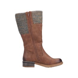 Rieker Stiefel Damen Gr&ouml;&szlig;e 40 braun / graumeliert Winterschuhe