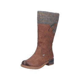 Rieker Stiefel Damen Größe 41 braun / graumeliert Winterschuhe
