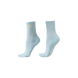 CALZEDONIA Socks female Blue size One Size