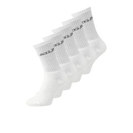 Jack & Jones Jack & Jones Socken 'JACREGEN' Herren Gr&ouml;&szlig;e 41/46 schwarz / wei&szlig;