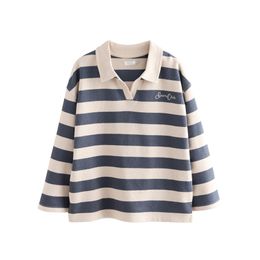 next Shirt M&auml;dchen Gr&ouml;&szlig;e 104 ecru / marine