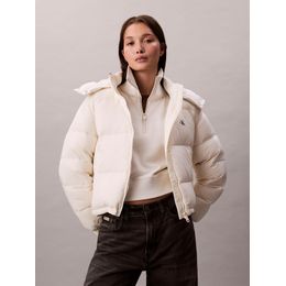 Calvin Klein Jeans Jacke 'ESSENTIAL' Damen Gr&ouml;&szlig;e XS wei&szlig; Winterjacke