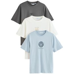 next T-Shirt Herren Gr&ouml;&szlig;e 5XL wei&szlig;