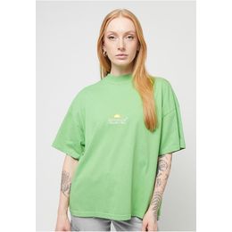 Pegador T-Shirt 'Flora' Damen Gr&ouml;&szlig;e XS gelb / hellgr&uuml;n / wei&szlig;