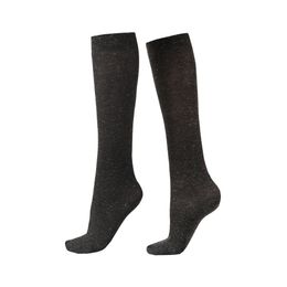CALZEDONIA Knee High Socks female Black size One Size