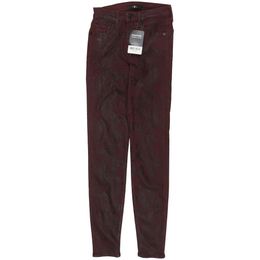 7 For All Mankind Jeans Damen Gr&ouml;&szlig;e 24 Second Hand bordeaux
