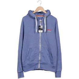 Superdry Kapuzenpullover Herren Größe XL Second Hand blau
