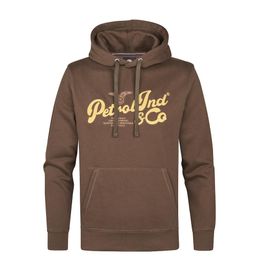 PETROL INDUSTRIES Sweatshirt 'Kennewick' Herren Gr&ouml;&szlig;e XXL braun / hellgelb
