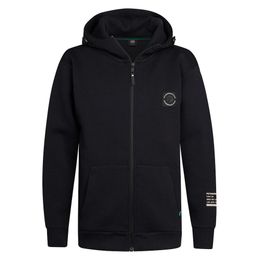 PETROL INDUSTRIES Sweatjacke 'Siskiyou' Jungen Gr&ouml;&szlig;e 176 schwarz / wei&szlig;