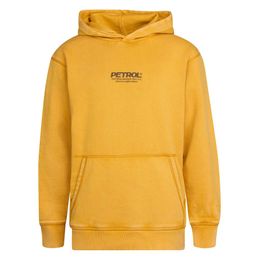 PETROL INDUSTRIES Sweatshirt 'Klamath' Jungen Gr&ouml;&szlig;e 176 gelb / schwarz