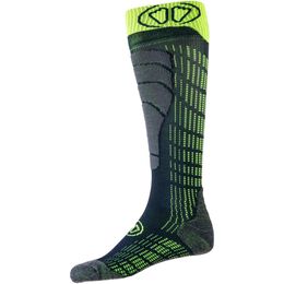 Sidas Sportsocken Herren Gr&ouml;&szlig;e 39/41 neongelb / schwarz