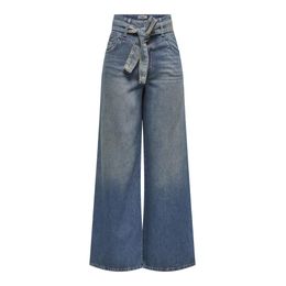 Only Jeans mit weitem Bein in Medium Blue Denim | Gr.: W30/L32