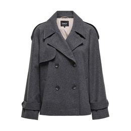 Only Trenchcoat in Dark Grey Melange 1 | Gr.: XS