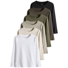 The Set Shirt Jungen Gr&ouml;&szlig;e 110 beige / braun / grau / oliv / schwarz / wei&szlig;