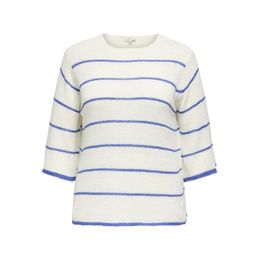 Only Carmakoma Strickpullover in Cloud Dancer | Gr.: 50-52