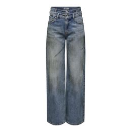 Only Jeans mit weitem Bein in Medium Blue Denim | Gr.: W27/L32