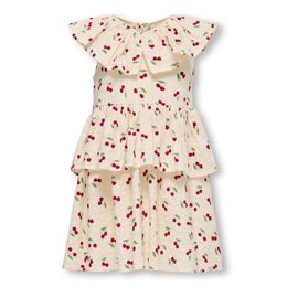 KIDS Only Mehrlagiges Kleid in Whitecap Gray | Gr.: 110