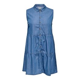 Only Carmakoma Kleid in Medium Blue Denim | Gr.: 44