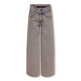 KIDS Only Jeans mit weitem Bein in Light Blue Denim | Gr.: 140