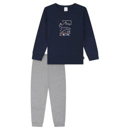 Schiesser Pyjama Boys World in grau-mel. | Gr.: 98