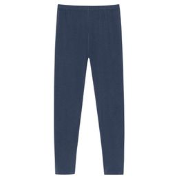 Schiesser Lange Unterhose Thermo in jeansblau | Gr.: 140