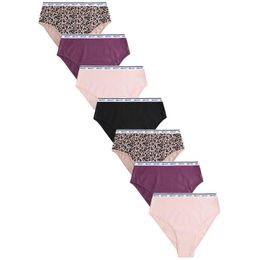 next Slip Damen Größe 5XL dunkellila / rosa / schwarz / weiß