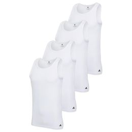 adidas Sportswear Unterhemd / Tanktop Active Flex Cotton in Wei&szlig; | Gr.: M