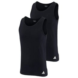 adidas Sportswear Unterhemd / Tanktop Active Flex Cotton in Schwarz | Gr.: XL