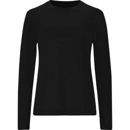 Endurance Alvaly Melange L/S Tee Bekleidung Damen schwarz XS