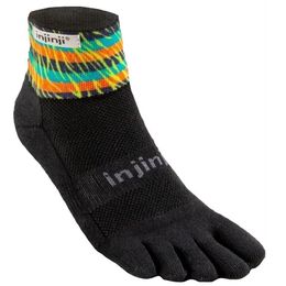 injinji Trail Midweight Mini-Crew Spectrum Bekleidung Unisex schwarz M