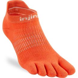injinji Run Lightweight No-Show Bekleidung Damen rot S