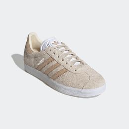Sneaker adidas originals "GAZELLE", Gr. 43, weiß (wonder weiß, magic beige, cloud weiß), Leder, Schuhe