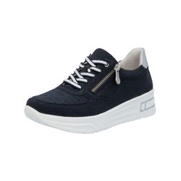 Sneaker Rieker "Rieker Sneaker Synthetik", Damen, Gr. 38, pazifik, Synthetik, Schuhe