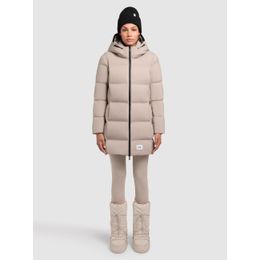 Steppjacke Khujo "TANARE3", Damen, Gr. L, dusty rose, 100% Nylon, unifarben, regular fit h&uuml;ftlang, eingesetzt elastischer Bund, Jacken Steppjacke