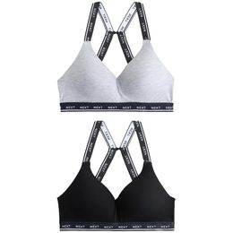 next Bra female Grey, Black size L