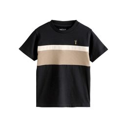 next T-Shirt Jungen Gr&ouml;&szlig;e 110 beige / creme / schwarz