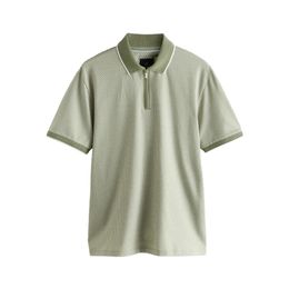 next Poloshirt Herren Gr&ouml;&szlig;e L pastellgr&uuml;n / offwhite