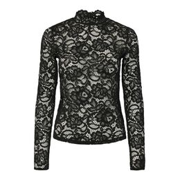 Y.A.S YAS Shirt 'YASLACEY' Damen Gr&ouml;&szlig;e L schwarz